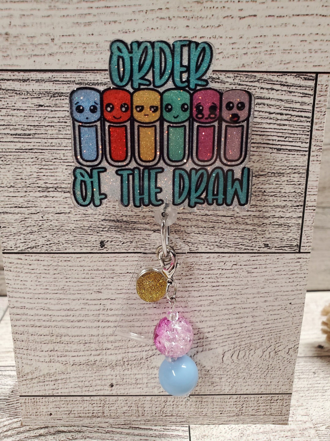 Order of the Draw Badge Reel, ID Badge Reel, Badge Holder, Medical ...