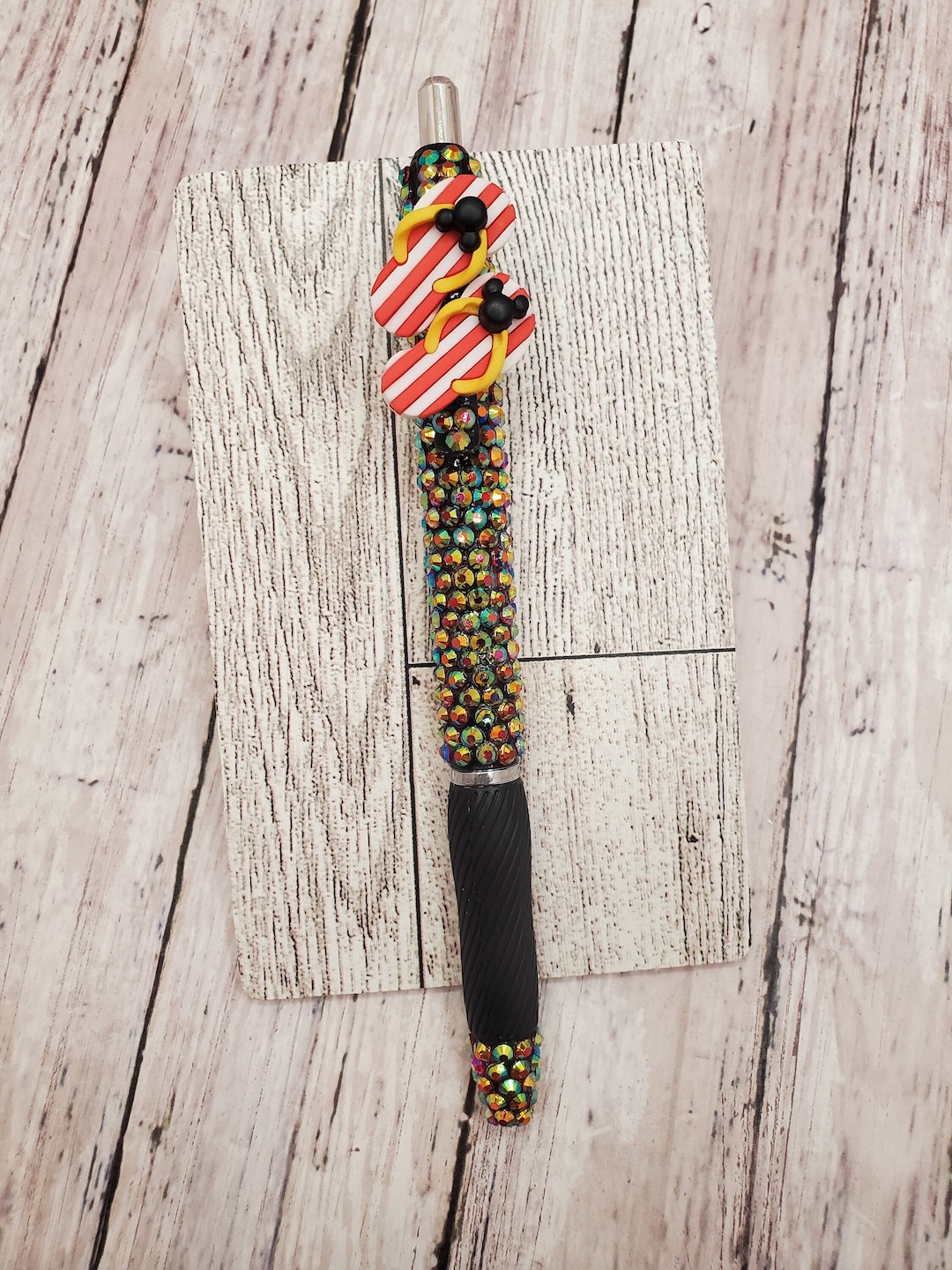 Mouse Flip Flops Rhinestone Pen, Mouse Pen, Summer Rhinestone Pen ...