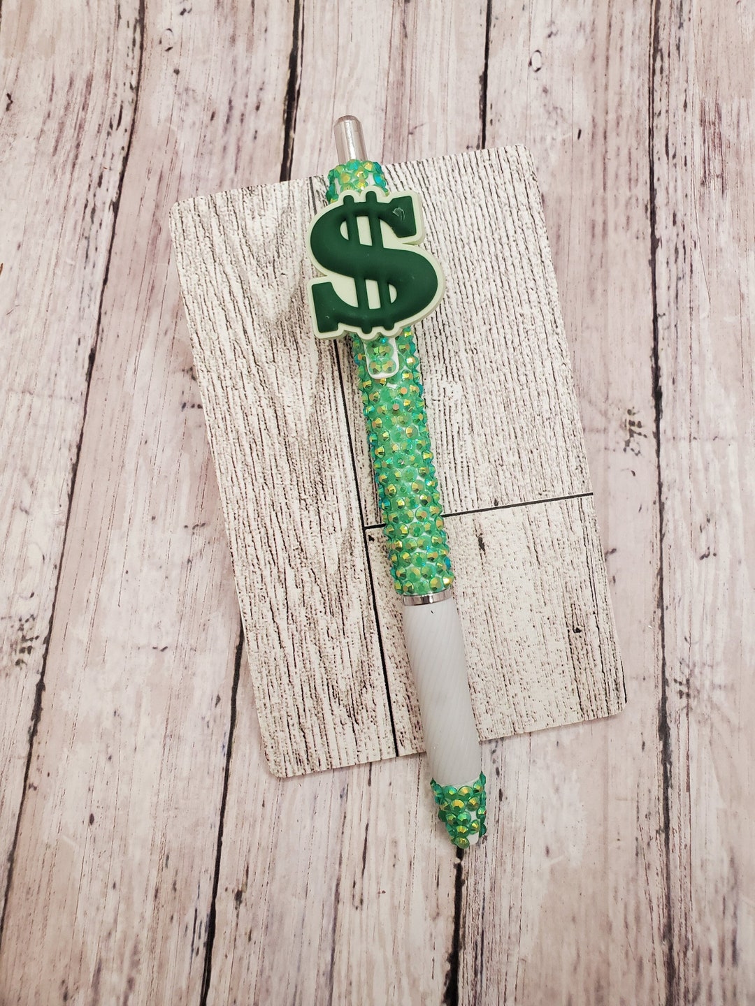Dollar Sign Rhinestone Pen, Dollar Sign Pen, Rhinestone Pen, Lucky ...