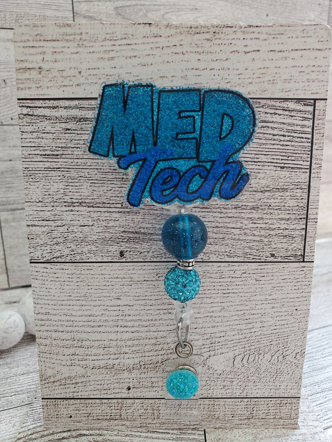 Med Tech Badge Reel, ID Badge Reel, Medical Technician Badge Reel ...