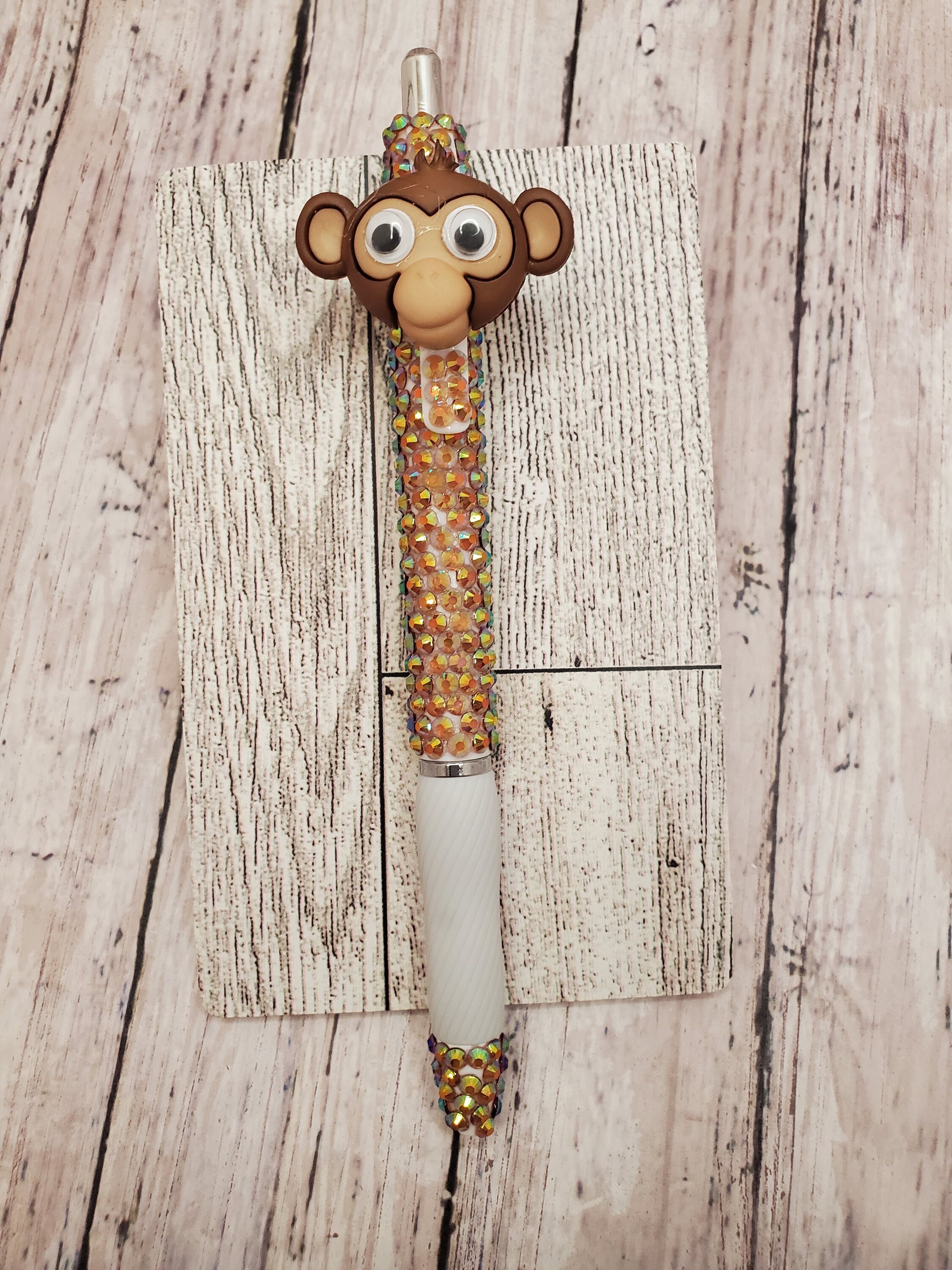 Monkey Rhinestone Pen, Zoo Animal Pen, Rhinestone Pen, Zoo Animal ...