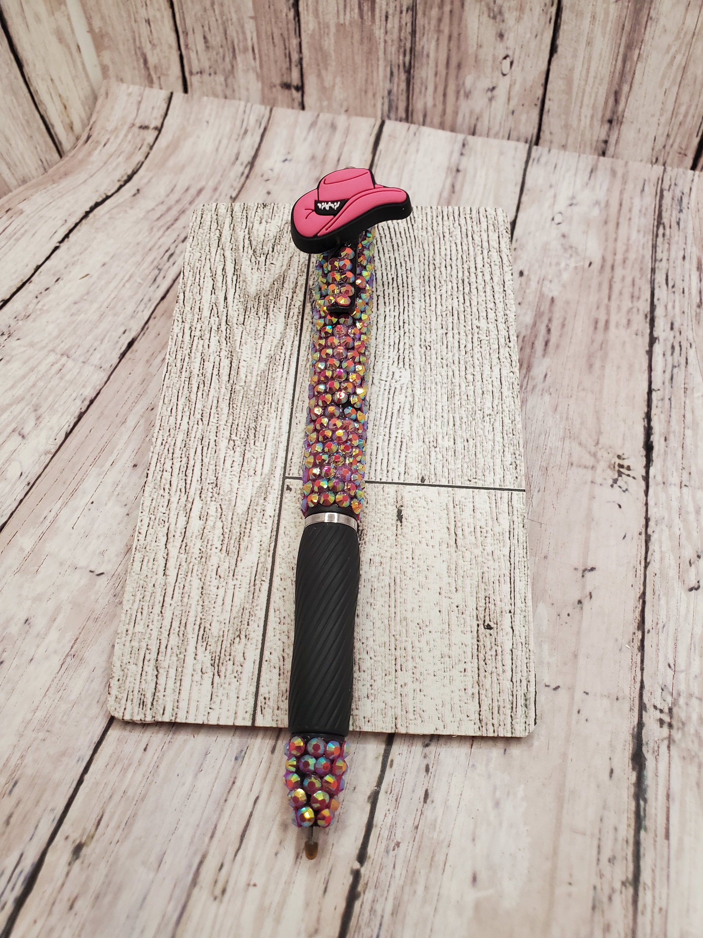 Cowboy Hat Rhinestone Pen, Cowboy Hat Pen, Rhinestone Pen, Country ...