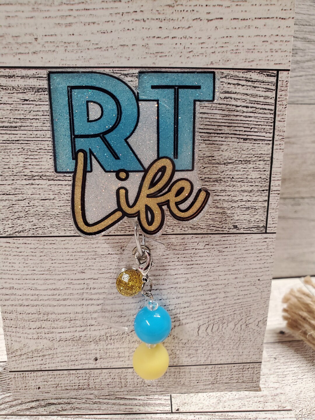 RT Life Badge Reel, ID Badge Reel, Badge Holder, Medical Badge Reel ...