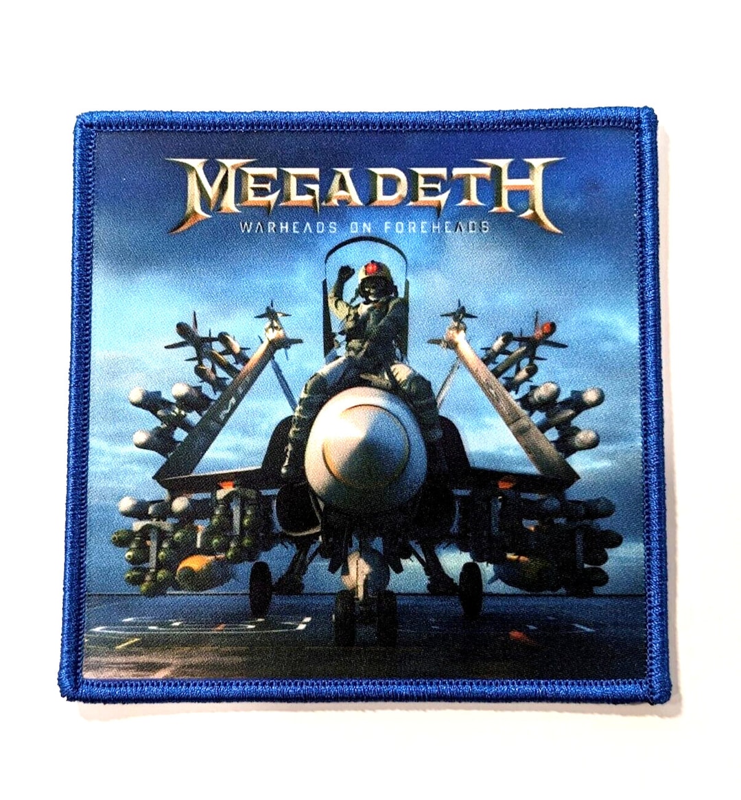 Megadeth 'warheads on Foreheads' Tribute Printed Patch - Thrash Metal ...