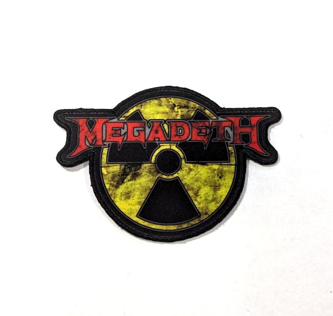 MEGADETH Hazard Radiation Patch - Printed Sew-on, Heavy Metal Band ...