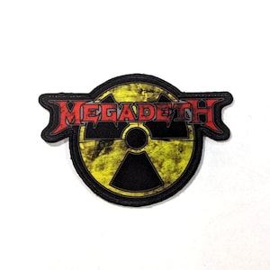 MEGADETH Hazard Radiation Patch - Printed Sew-on, Heavy Metal Band Emblem, Music Fan Collectible ...