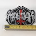 MARDUK - Logo Laser Cutout Patch - Woven Black Metal Emblem, Band Fan Collectible, Music ...