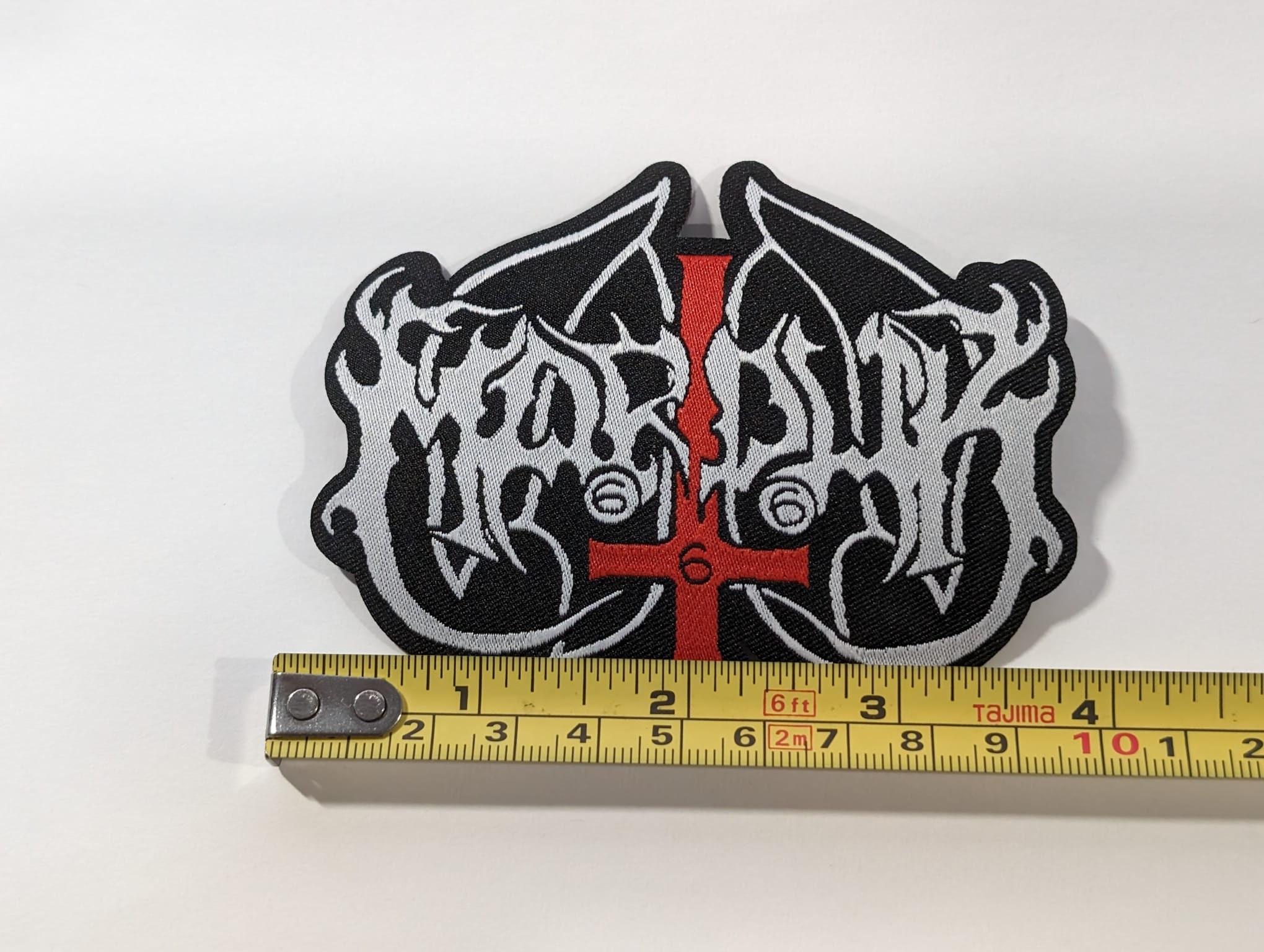 MARDUK Logo Laser Cutout Patch Woven Black Metal Emblem, Band Fan ...