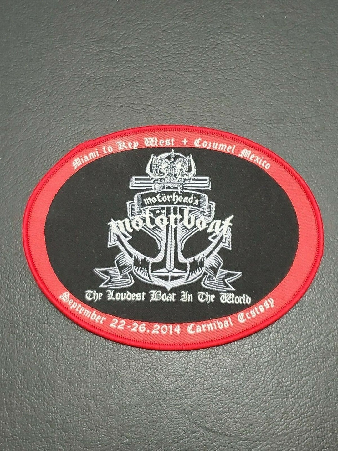 Motorhead Motorboat Patch - 'loudest Boat' Embroidered, Heavy Metal ...