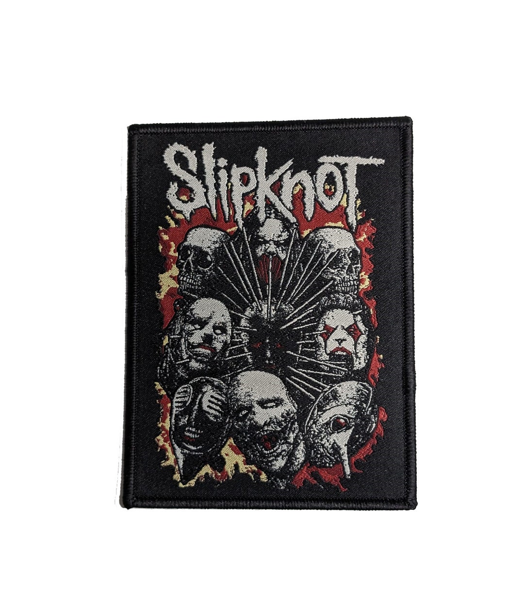 Slipknot Premium Art "frame Faces" Woven Patch - Groove Heavy Metal ...