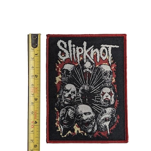 Slipknot Premium Art "frame Faces" Woven Patch - Groove Heavy Metal ...