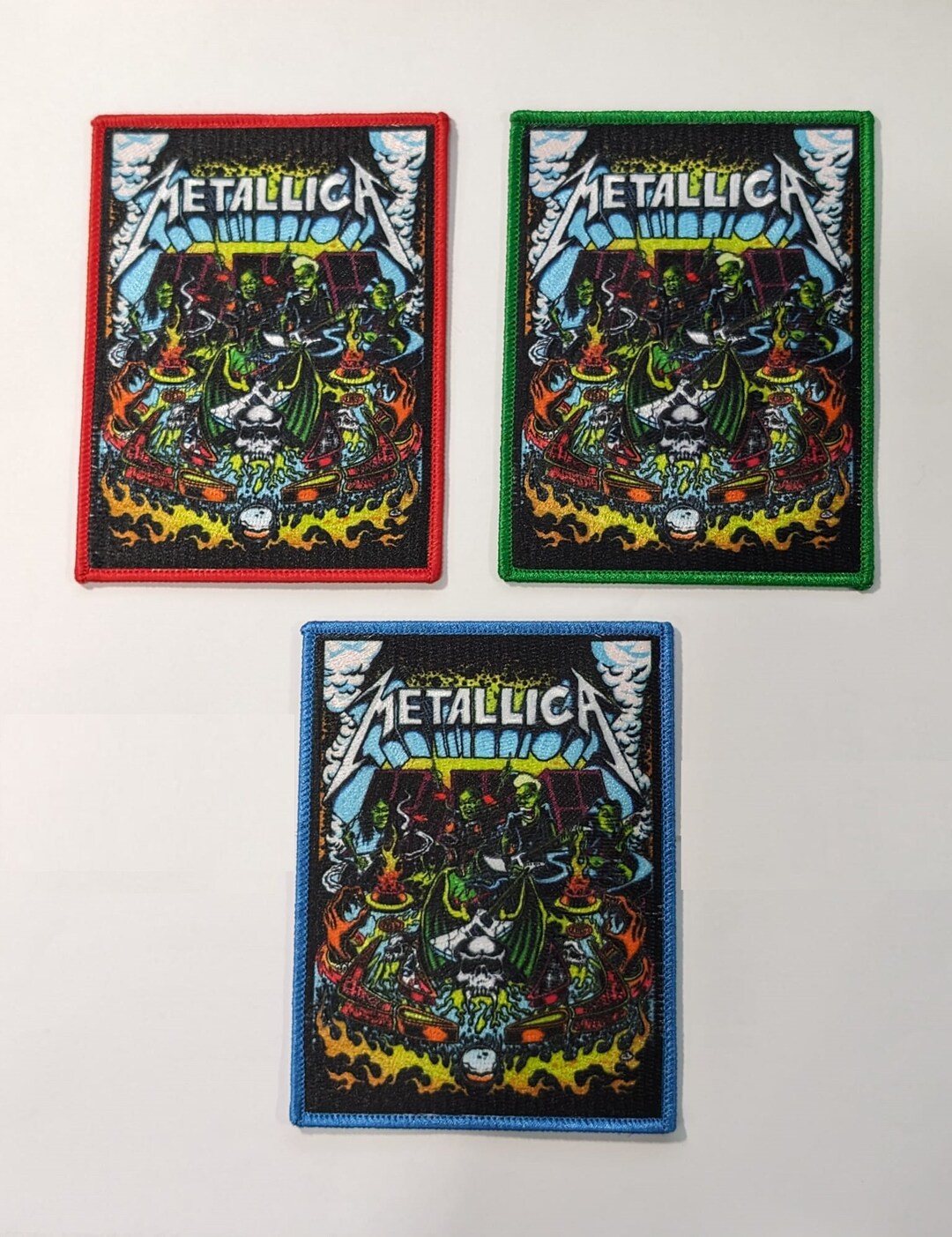 Metallica 'pinball' Dirty Donny Premium Woven Patch - Heavy Metal Band ...