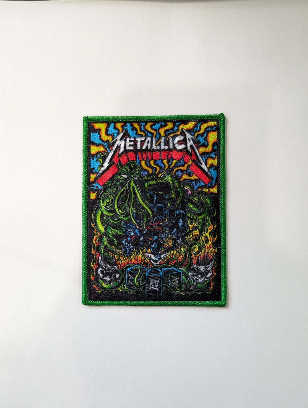 Metallica 'KTULU RISE' Dirty Donny Premium Iron-on Sew-on Woven Patch ...