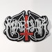 MARDUK - Logo Laser Cutout Patch - Woven Black Metal Emblem, Band Fan ...