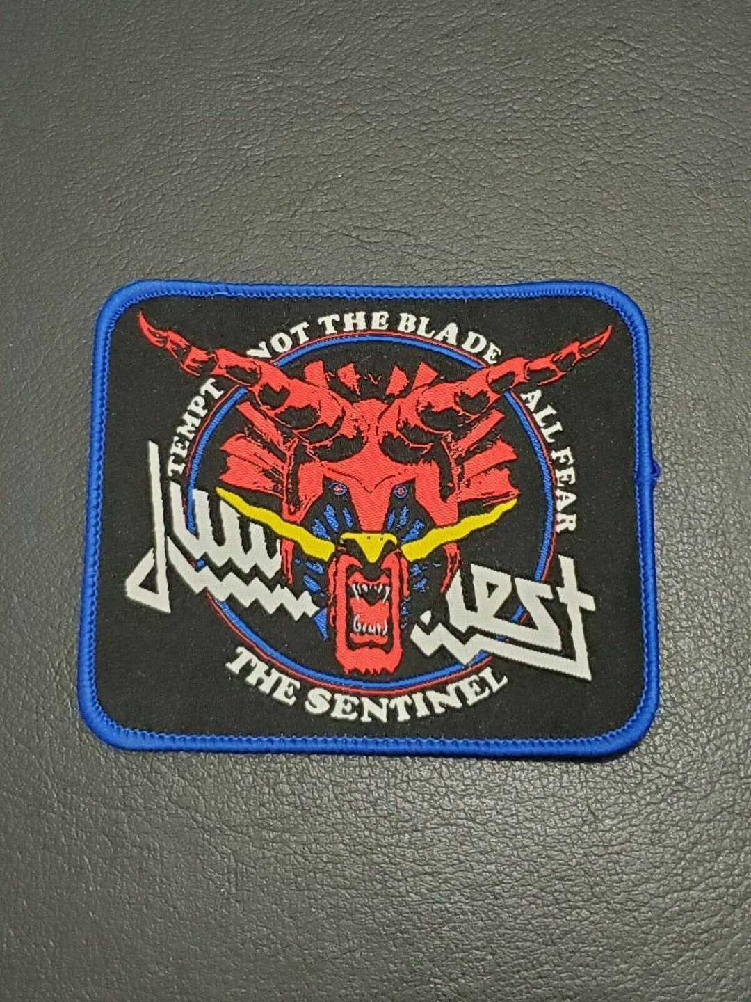Judas Priest 'the Sentinel' - Embroidered Woven Patch, Heavy Metal Band ...