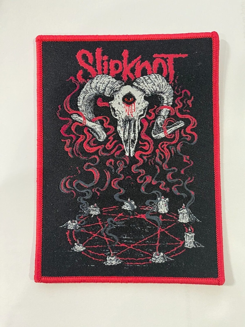 Slipknot Premium Art Woven Patches Heavy Metal Band Emblem, Fan ...