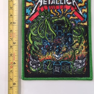 Metallica 'KTULU RISE' Dirty Donny Premium Iron-on Sew-on Woven Patch ...