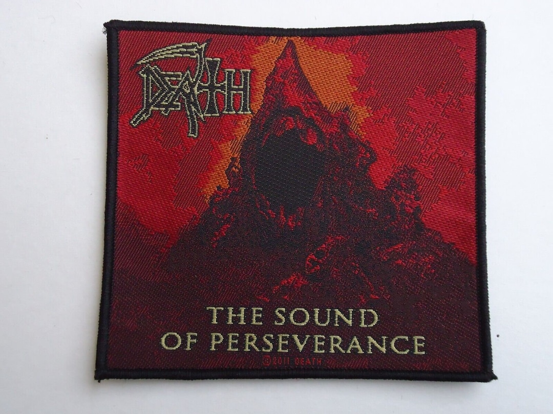 Death 'sound of Perseverance' Woven Patch - Death Metal Emblem, Band ...