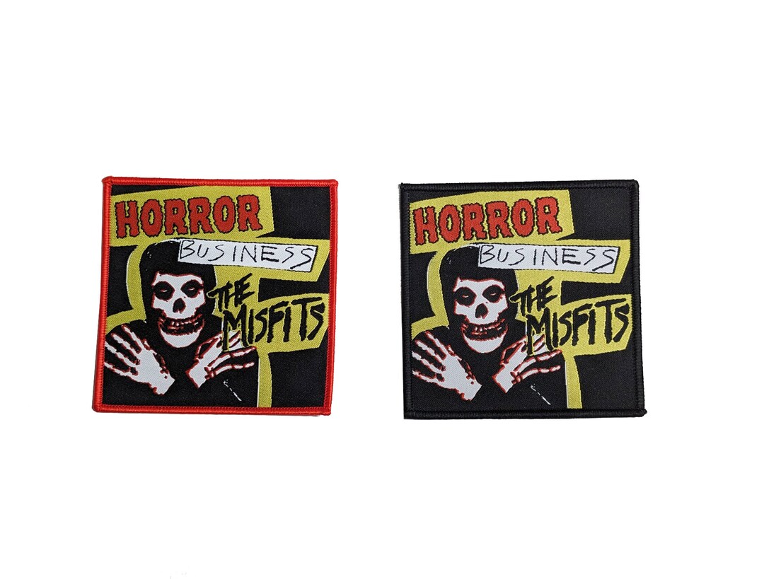 The Misfits Horror Business Woven Embroidered Patch - Punk Rock Band ...
