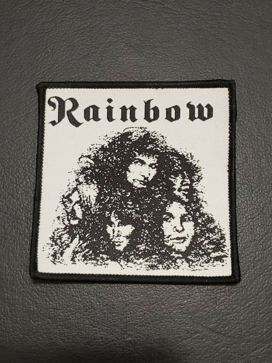 Rainbow 'long Live Rock ‘N’ Roll' Patch - Embroidered Woven, Classic ...