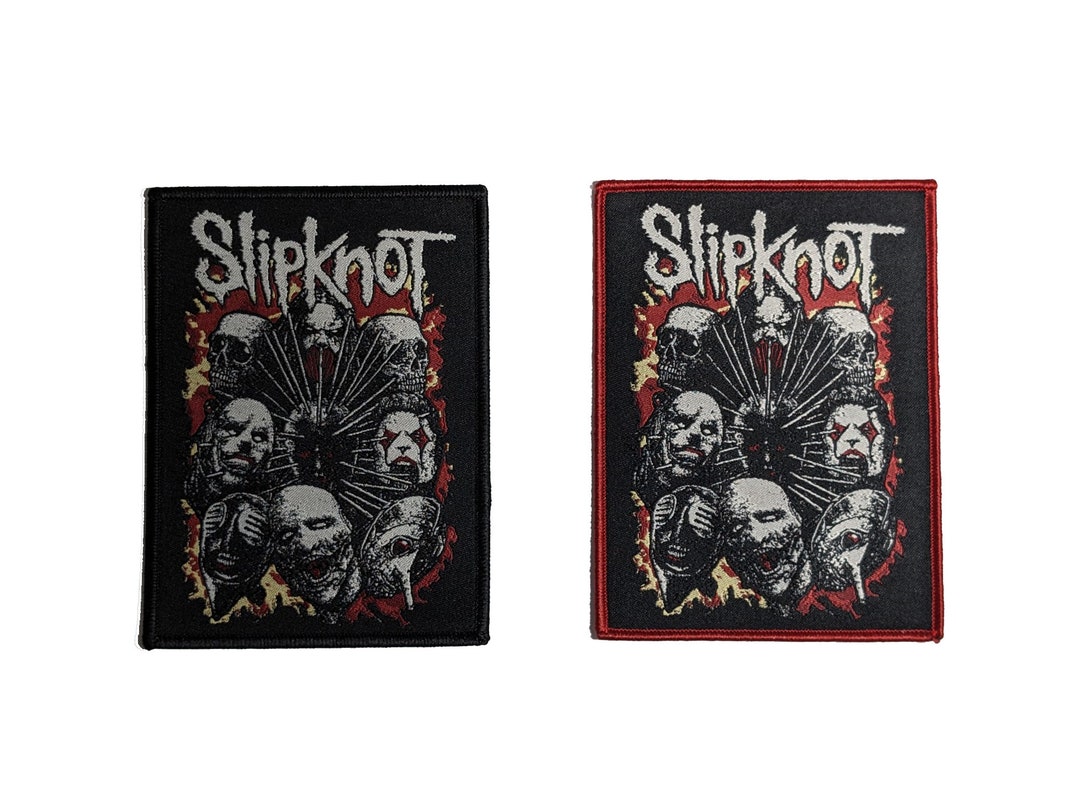 Slipknot Premium Art "frame Faces" Woven Patch - Groove Heavy Metal ...