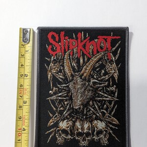Slipknot Premium Art Woven Patches - Heavy Metal Band Emblem, Fan ...