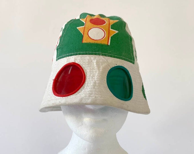 70s Vintage 3D Sunglasses Bucket Hat - Etsy