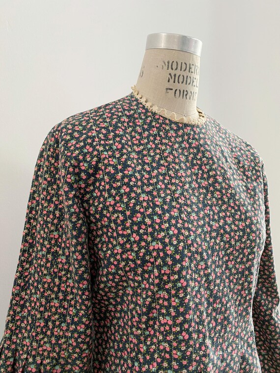 60s Vintage Tiny Flower Pattern Dress - Gem