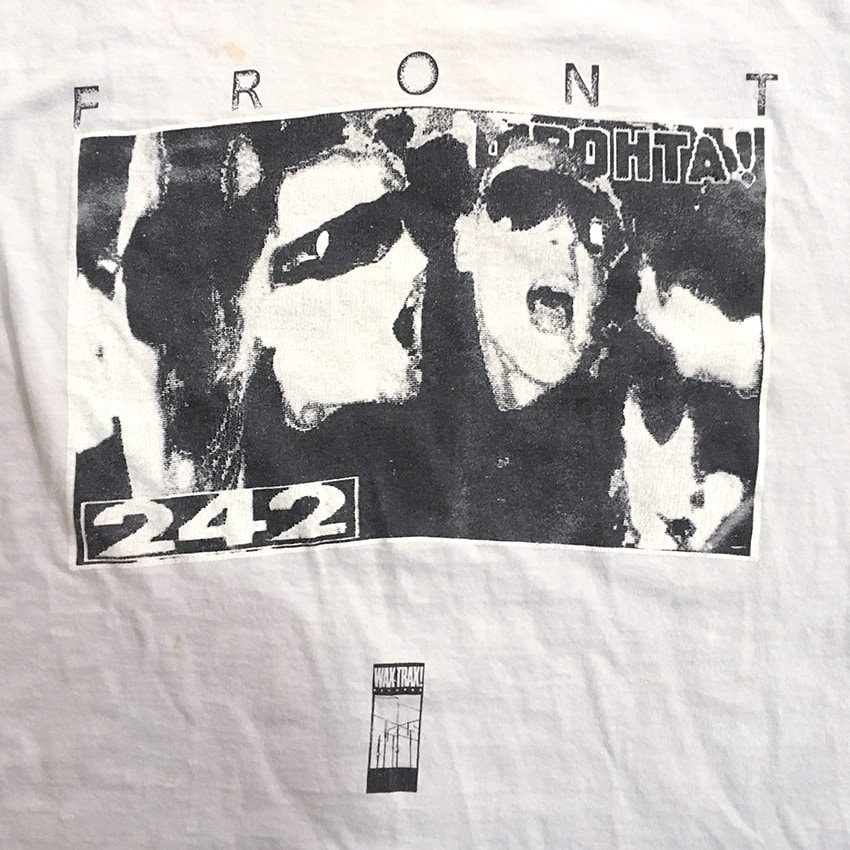 80s Vintage FRONT 242 Wax Trax Original Shirt - Etsy