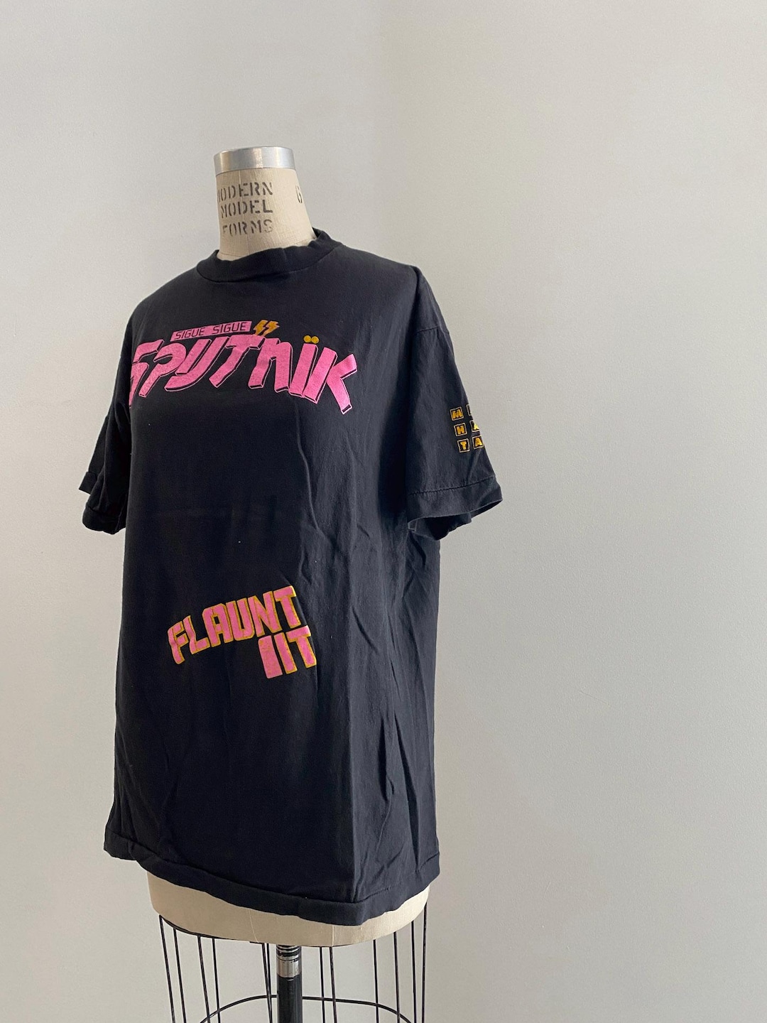 80s Vintage Sigue Sigue Sputnik Shirt - Etsy