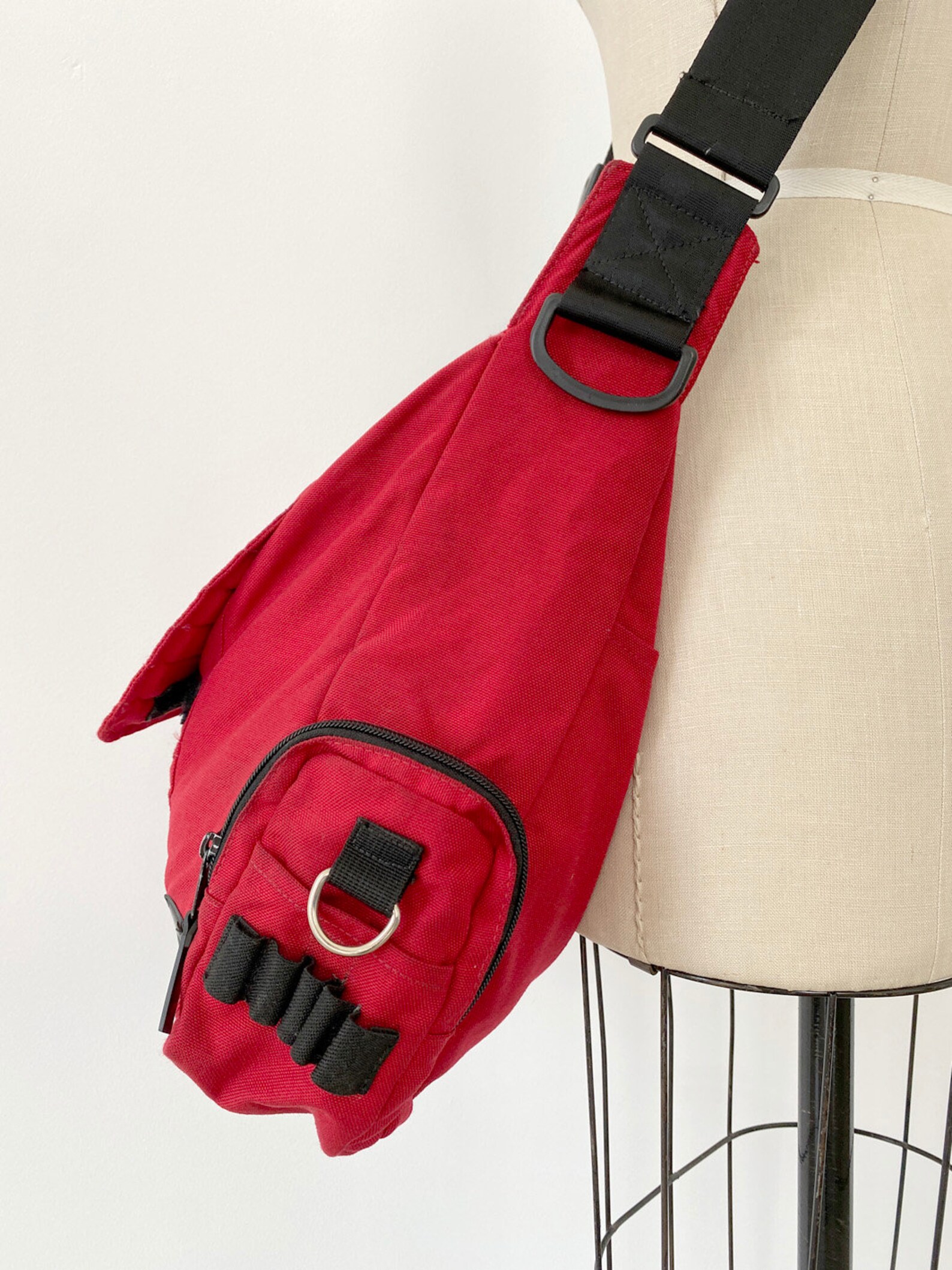 90s Vintage Yak Pak Padded Messenger Bag : Rave - Etsy