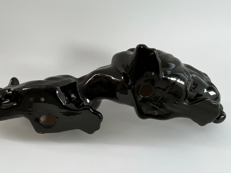 50s Vintage Giant Black Panther Object 25" - Etsy