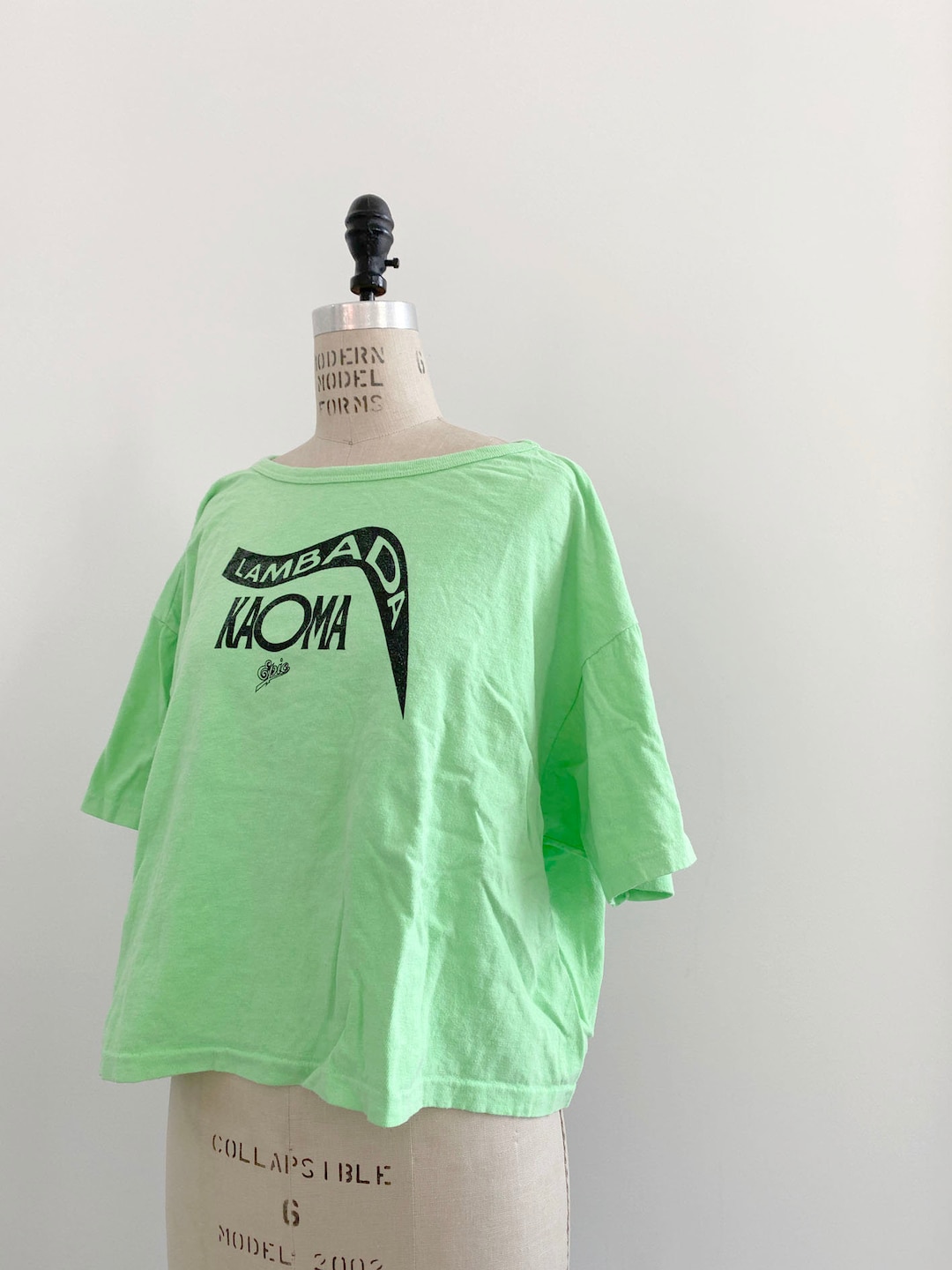80s Vintage Kaoma Lambada Cropped T-shirt - Etsy