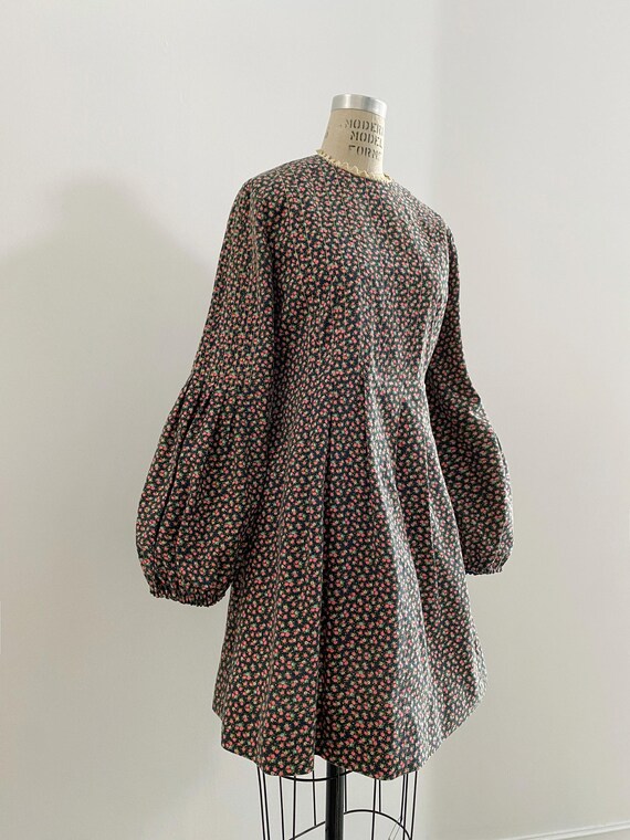 60s Vintage Tiny Flower Pattern Dress - Gem