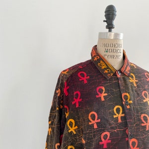 90s Vintage Ankh Eye of Horus Shirt : Egypt Occult - Etsy