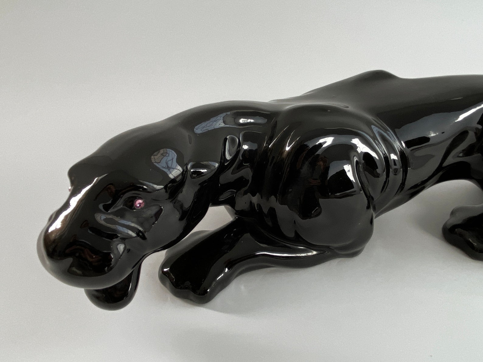 50s Vintage Giant Black Panther Object 25" - Etsy