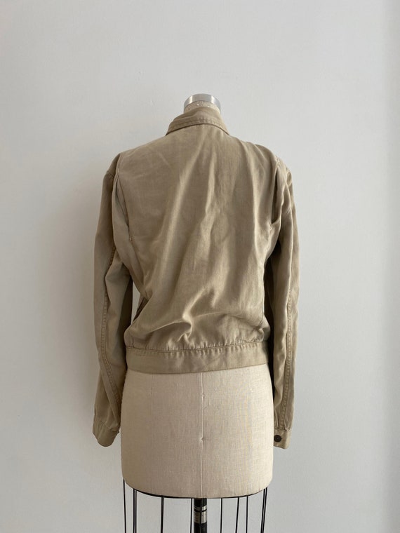 70s Vintage Retro Work Jacket : distressed - Gem