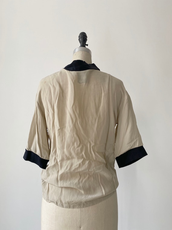 80s Vintage Body Map Shear Shirt - Gem