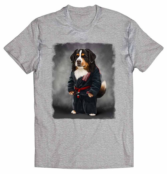 Bernese Mountain Dog Judo Karate Master in Black Judogi - Etsy