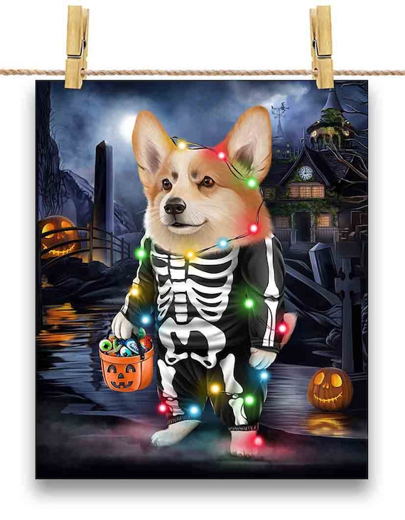 Corgi Puppy In A Costume
