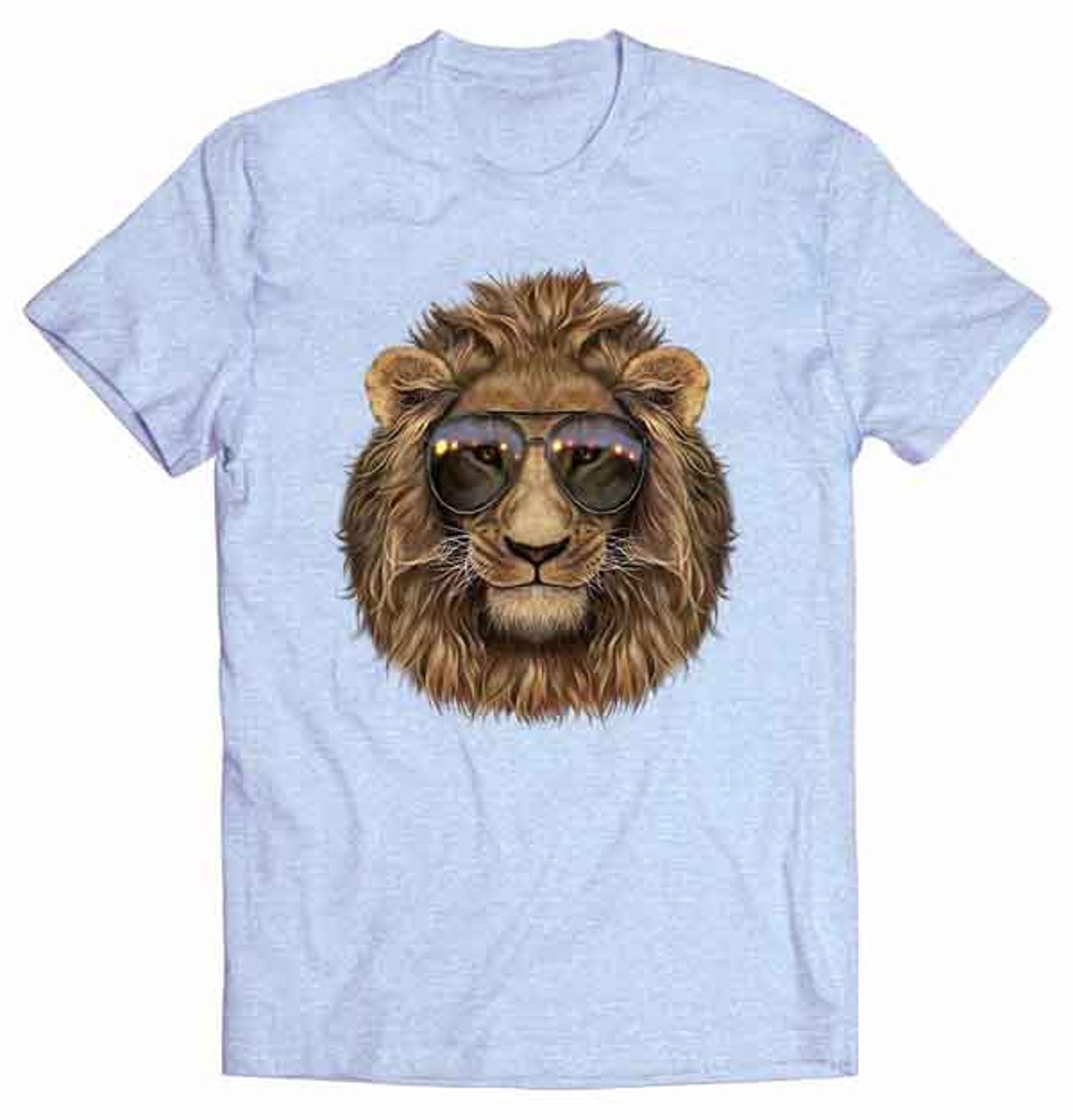 Alpha Lion Wearing Swag Aviator Sunglass Short Sleeve | Etsy