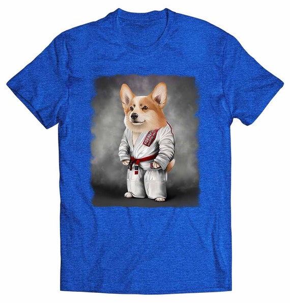 Pembroke Welsh Corgi Dog Judo Karate Master in White Judogi - Etsy