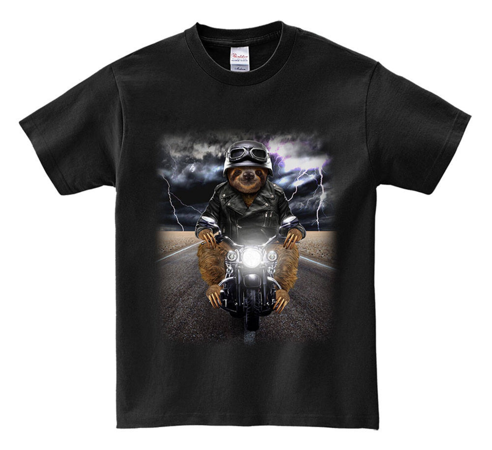 Biker Sloth Cruising on Motorcycle in Highway Men Women - Etsy