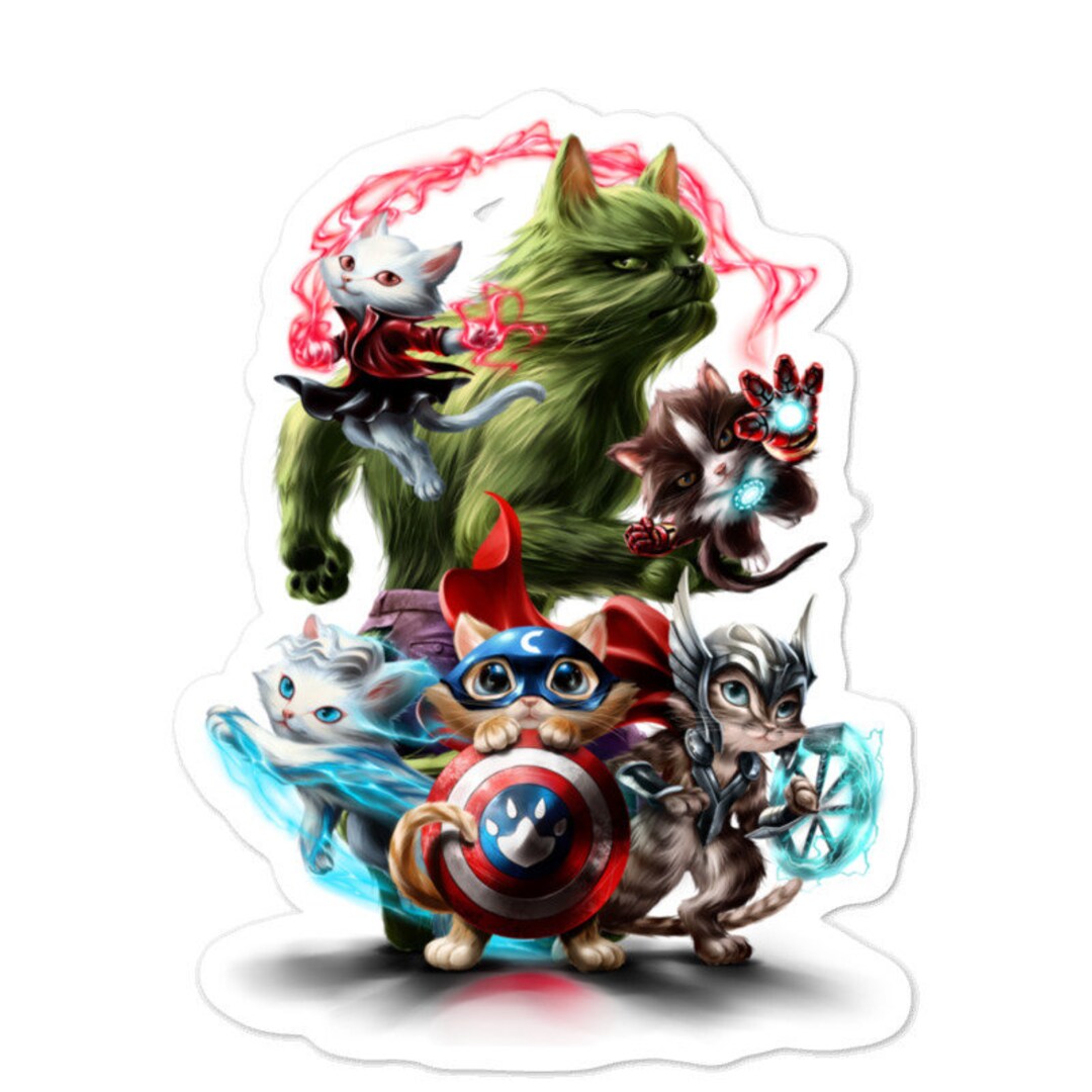 Superhero Cat Squad Defending United States Freedom - Etsy
