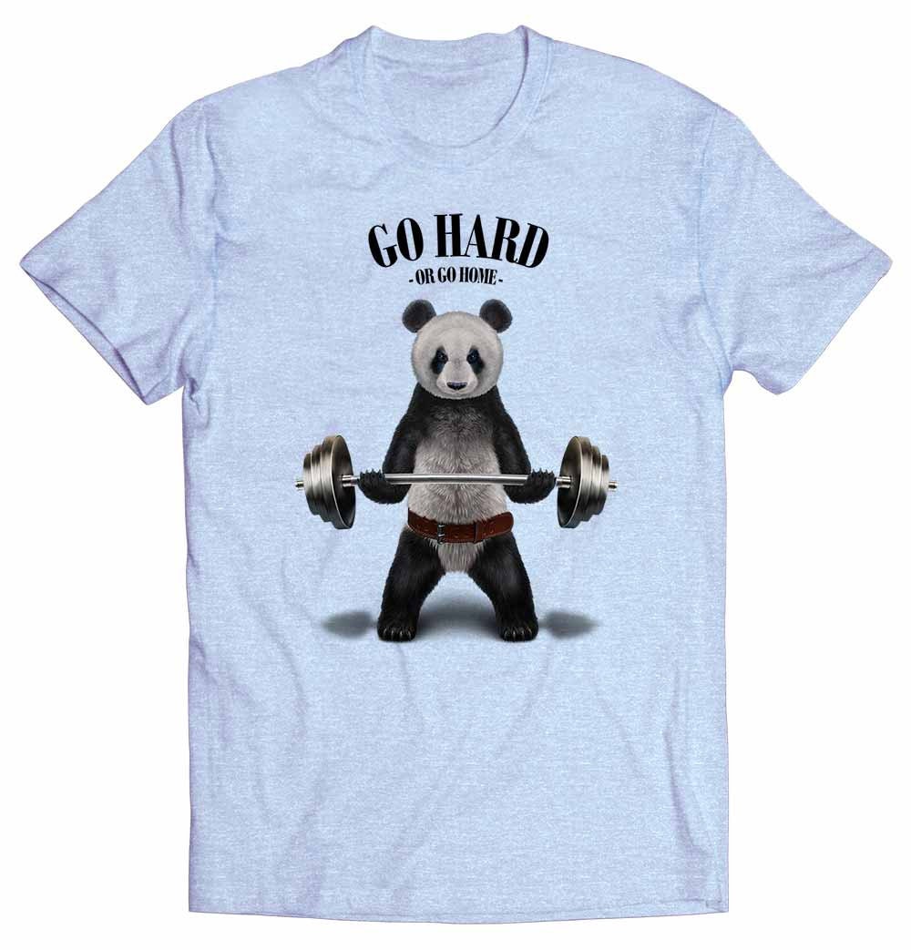 Giant Panda Weightlifting in Fitness Gym Short-Sleeve | Etsy