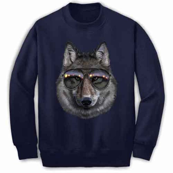 Great Wolf Sweater - Etsy