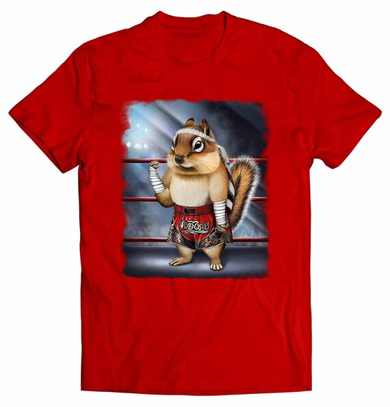 Chipmunk as Muay Thai Kick Boxing Champion Short-sleeve - Etsy