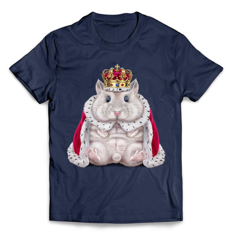 Dwarf Hamster Wearing Royal Regalia Fit for a King - Short-sleeve ...