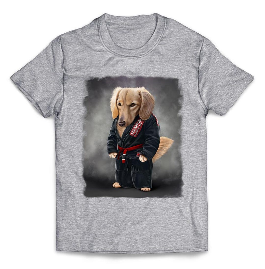 Dachshund Dog Sensei in Japanese Judo and Karate Martial Art Short ...
