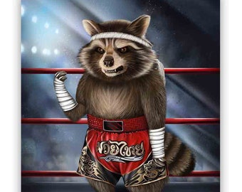 Muay Thai Poster - Etsy